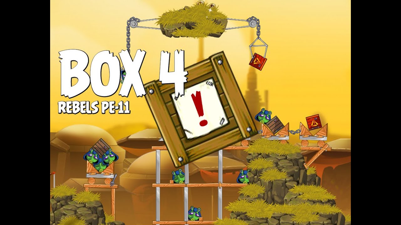 Angry Birds Star Wars 2 Level PE-11 Rebels Bonus Box #4 Walkthrough ...