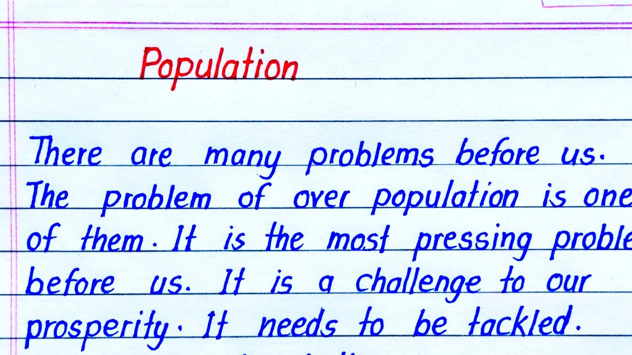 Population Essay in English | Essay on Population in English ...