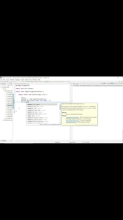 Java Program to Print Right-angle Triangle Star Pattern - YouTube