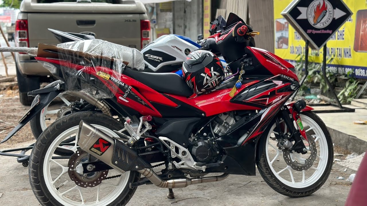 Akrapovic R1 up Winner X #akrapovic #exhaust #hondawinnerx - YouTube