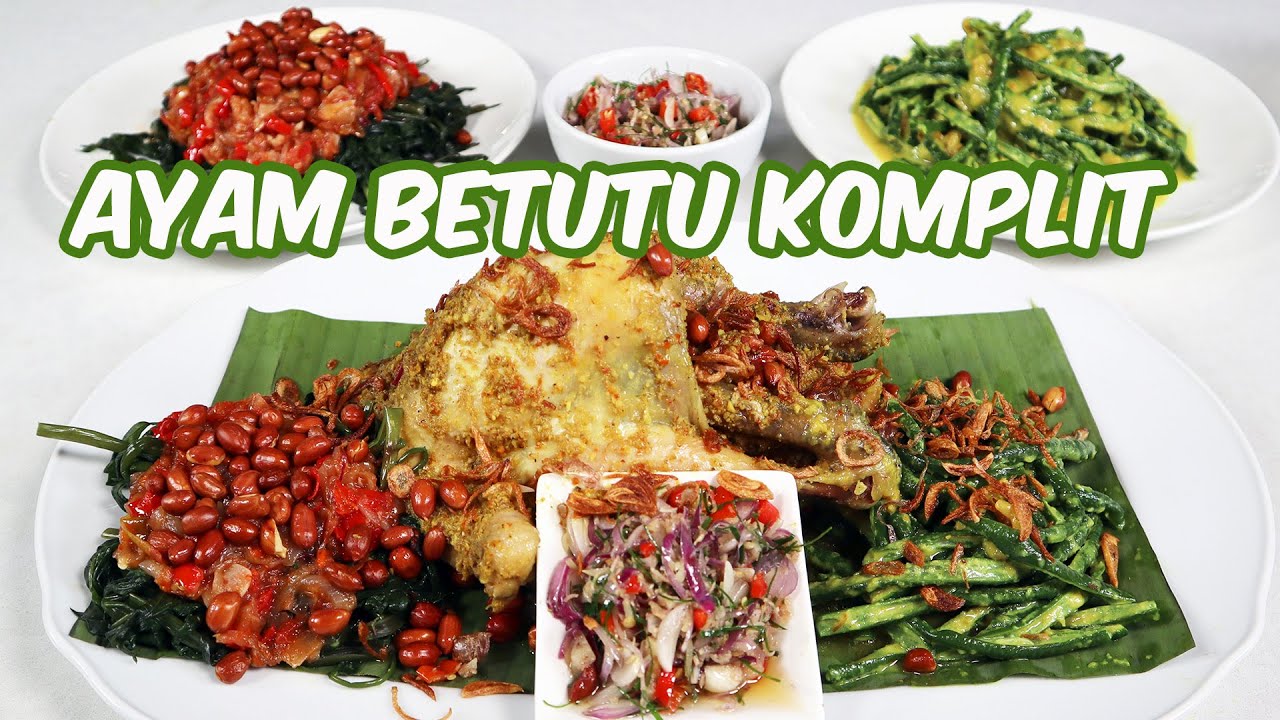 AYAM BETUTU KOMPLIT DENGAN JUKUT BEJEK , KANGKUNG PLECING DAN SAMBAL ...