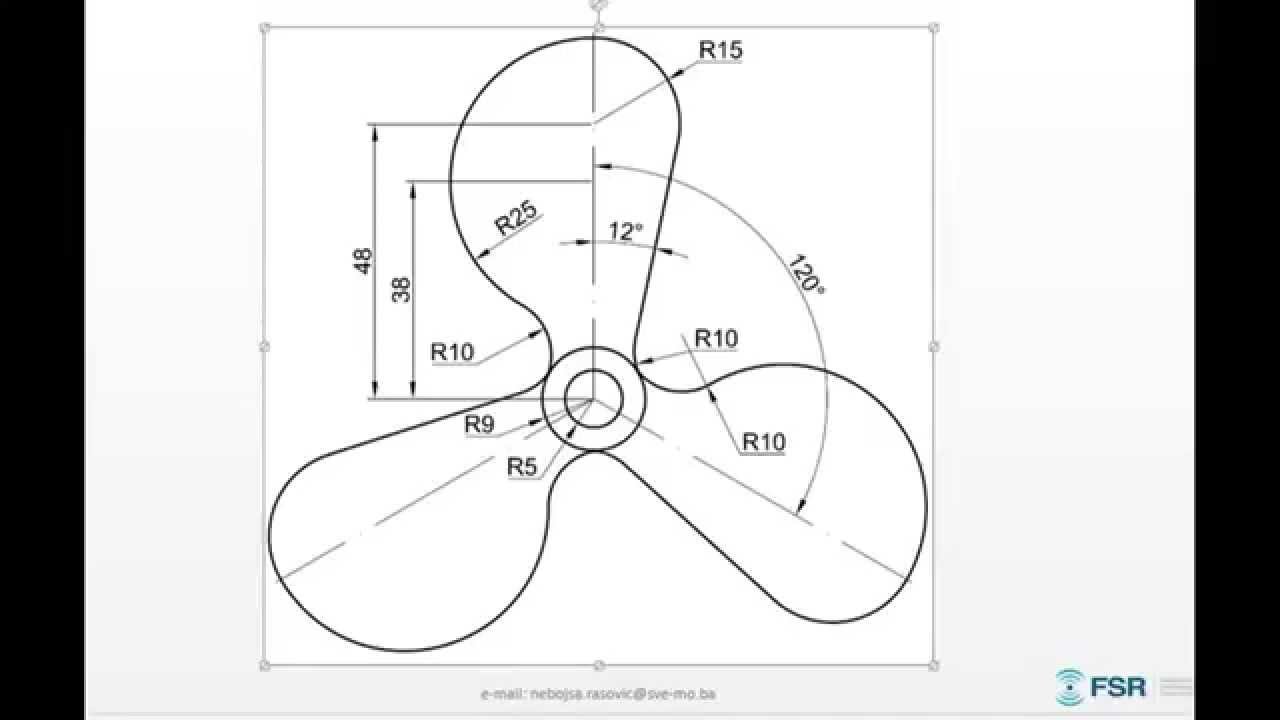 Ventilator - AutoCad 2015 - YouTube