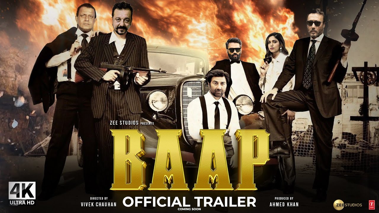 Baap | Official Trailer | Sunny Deol, Jackie, Sanjay | Baap Movie ...