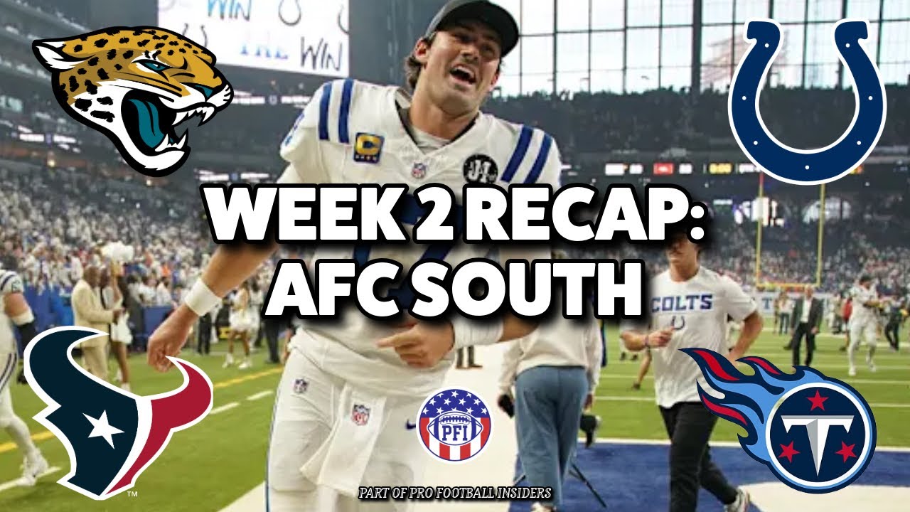 AFC South Recap: Colts Surge, Jaguars Show Fight, Titans & Texans ...
