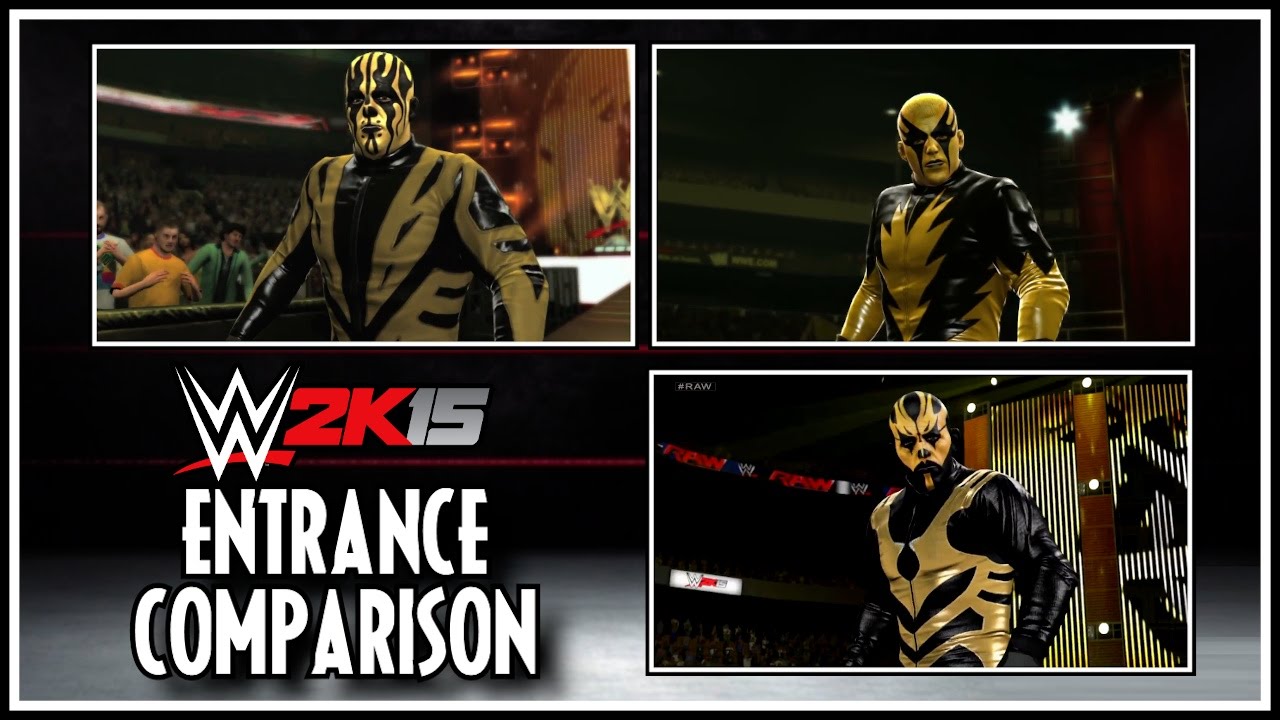 WWE 2K15 - Goldust Entrance Triple Comparison - WWE 12 vs WWE 13 vs WWE ...