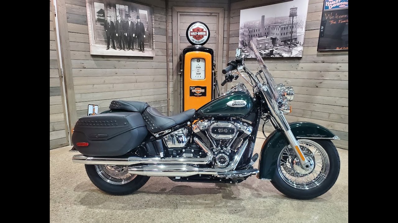 2024 Harley-Davidson Softail Heritage Classic FLHCS- Alpine Green ...