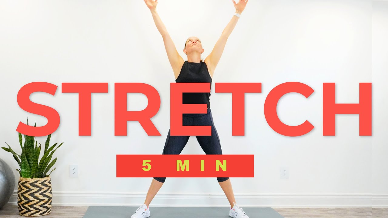 5 Min Stretch and Cool-down Routine - YouTube