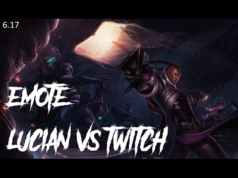Emote Lucian vs Twitch ADC [Patch 6.17] - YouTube