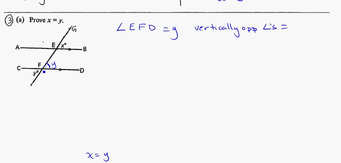 yr 11 geometric proofs 3a - YouTube