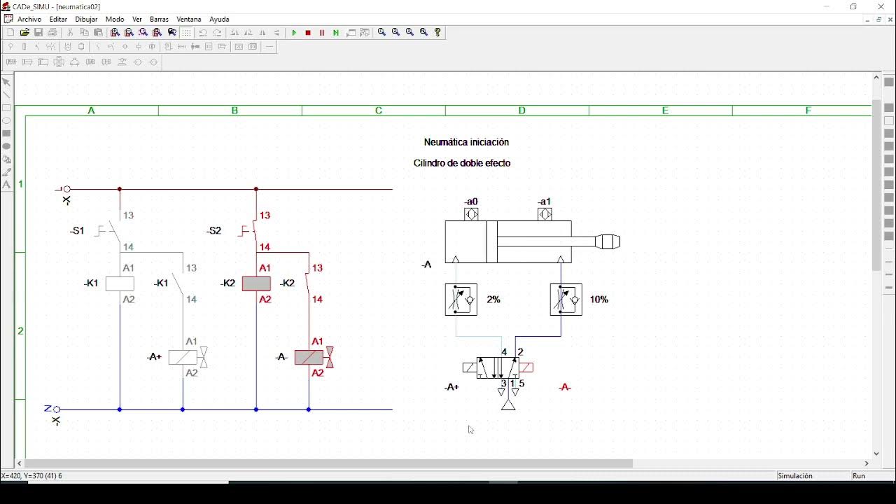 Neumática Cadesimu cilindro doble efecto - YouTube