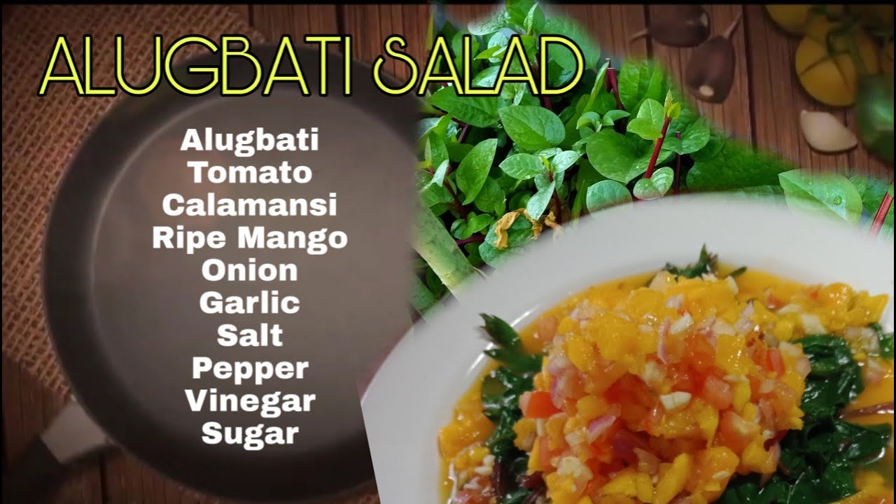 ALUGBATI SALAD - YouTube