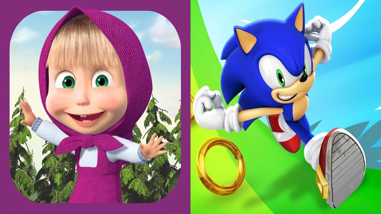 Sonic Dash vs Masha Run - New Update 2020 - Androdi Gameplay - YouTube
