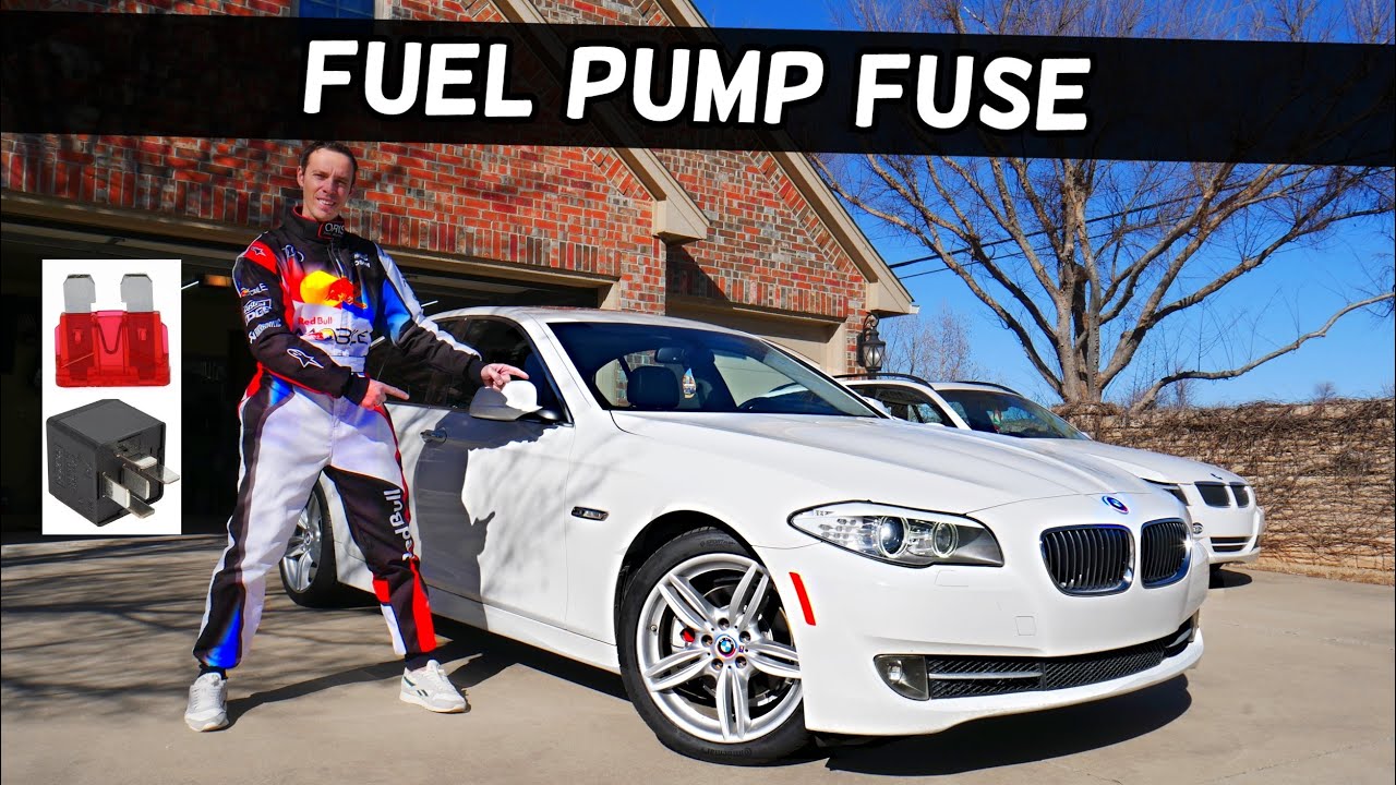 BMW F10 F11 FUEL PUMP FUSE LOCATION BMW 528i 535i 520i 530i 550i 518d 520d 525d 530d 535d - YouTube