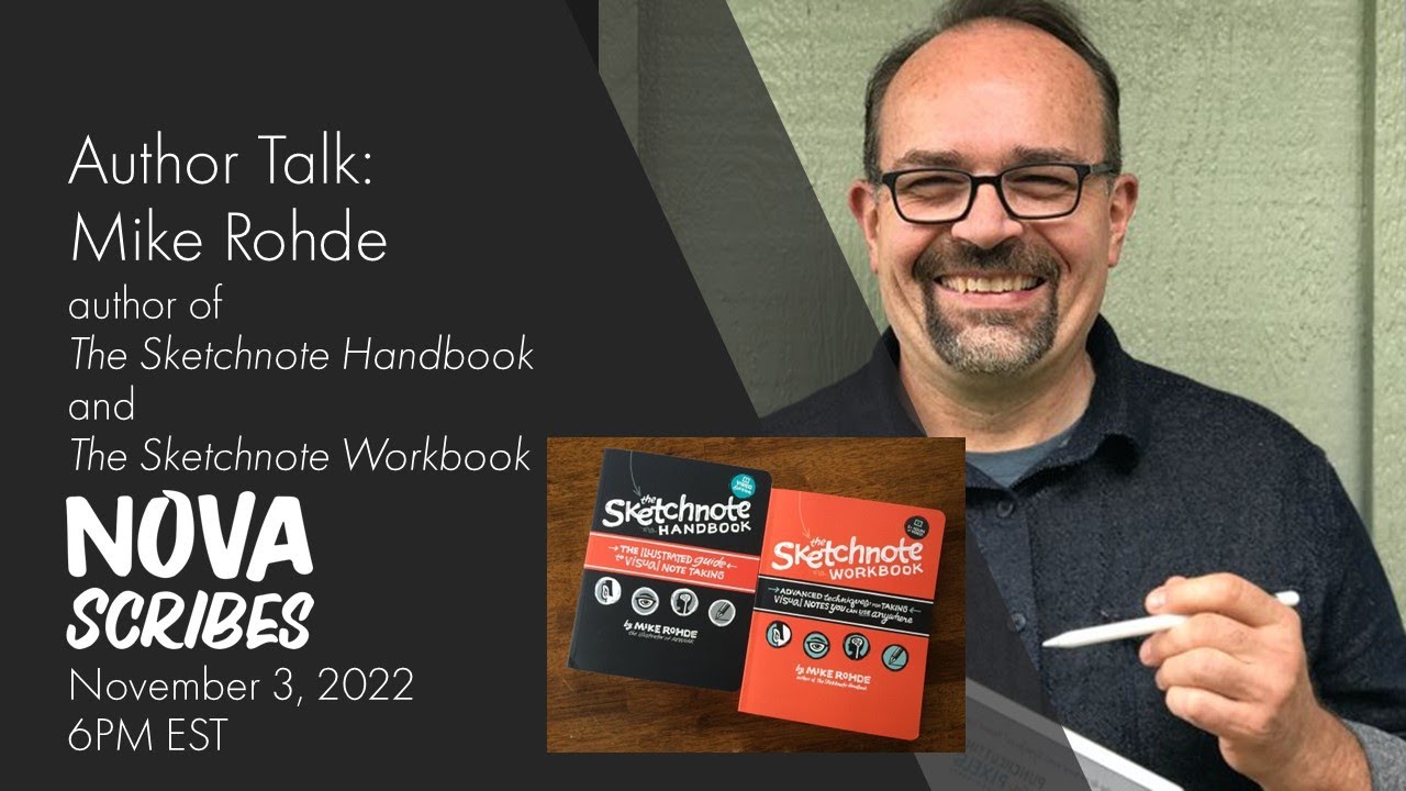 NOVA Scribes - Mike Rohde - Author Talk: The Sketchnote Handbook - YouTube