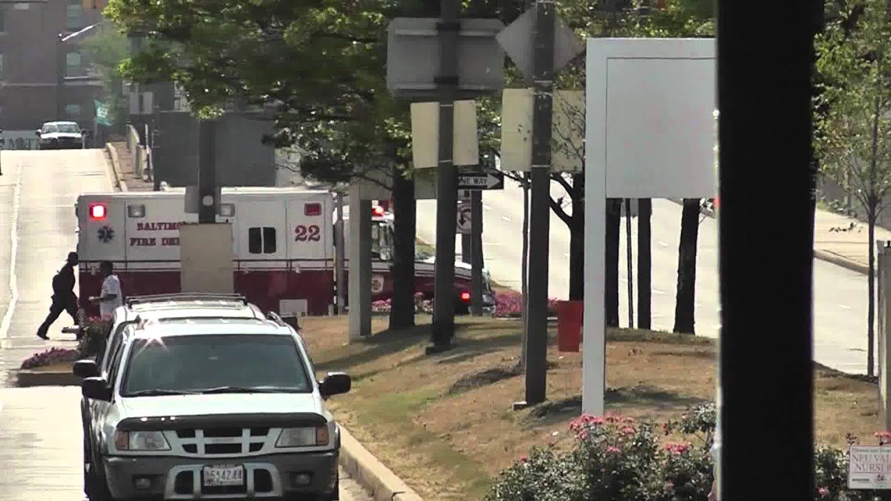 Baltimore City MD, Ambulance Responding - YouTube