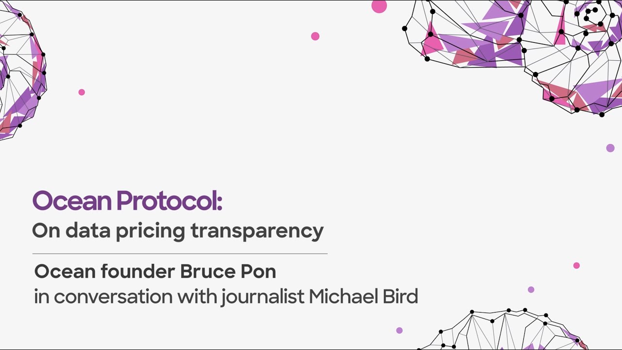 Ocean Protocol: On data pricing transparency - YouTube