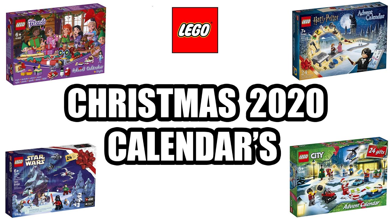 LEGO 2020 ADVENT CALENDAR'S - STAR WARS,FRIENDS,CITY,HARRY POTTER - YouTube