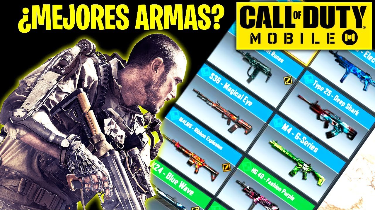 ¡ESTAS son LAS MEJORES ARMAS de COD MOBILE! TIPS CALL of DUTY - YouTube