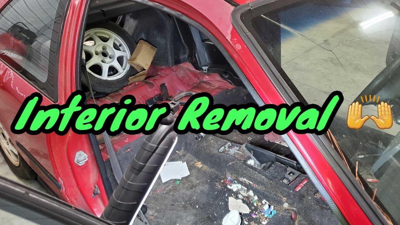 H2B EJ1 Civic Part 1 | Interior Teardown - YouTube