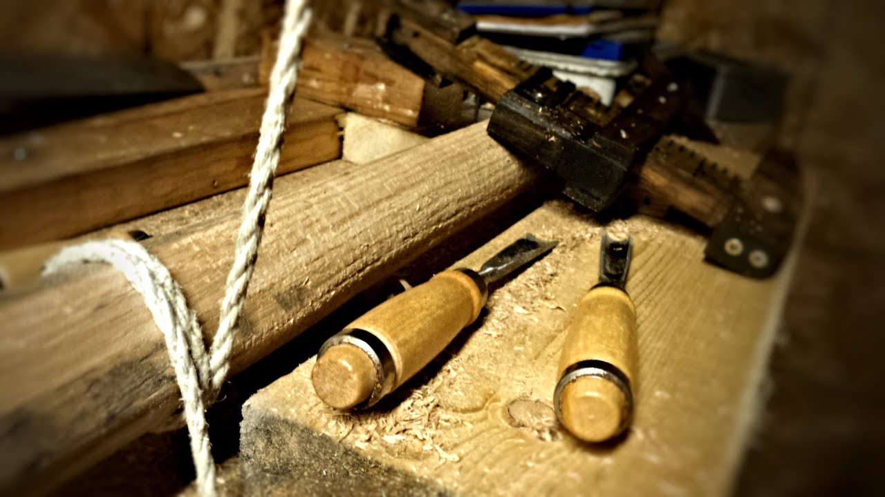 Compact Pole Lathe - YouTube