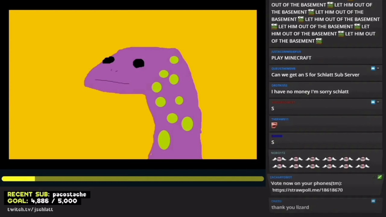 jschlatt cries on stream over motivational lizard - YouTube