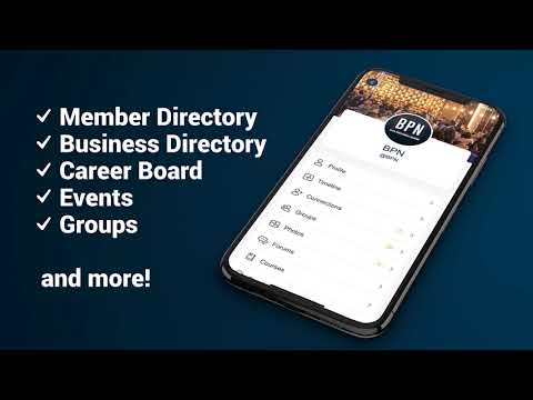 Black Professionals Network Launches Mobile App - YouTube