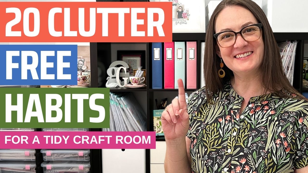 20 1-Minute Habits for a Clutter Free Craft Room in 2026 - YouTube