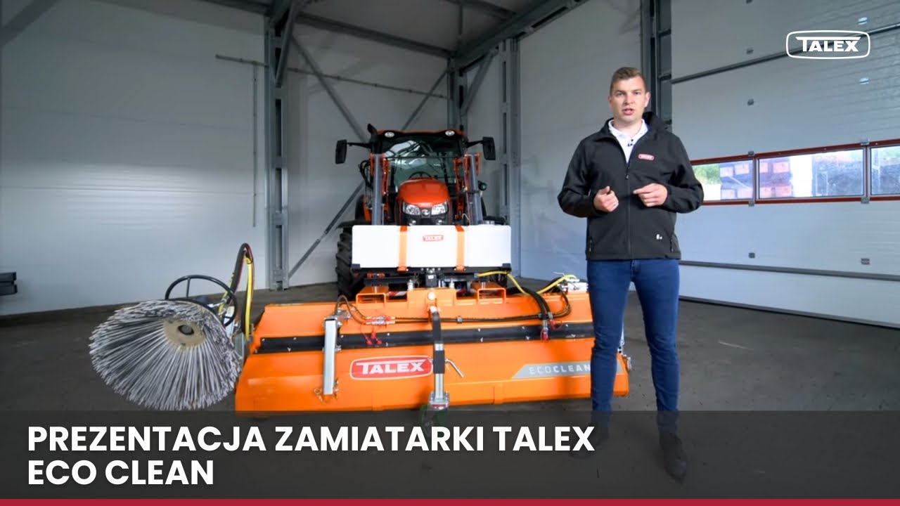 Jak podłączyć i wyregulować zamiatarkę komunalną Eco Clean TALEX? - YouTube