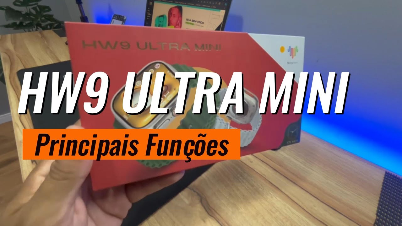 SMARTWATCH HW9 ULTRA MINI Série 9 - Mostrando As Principais Funções ...