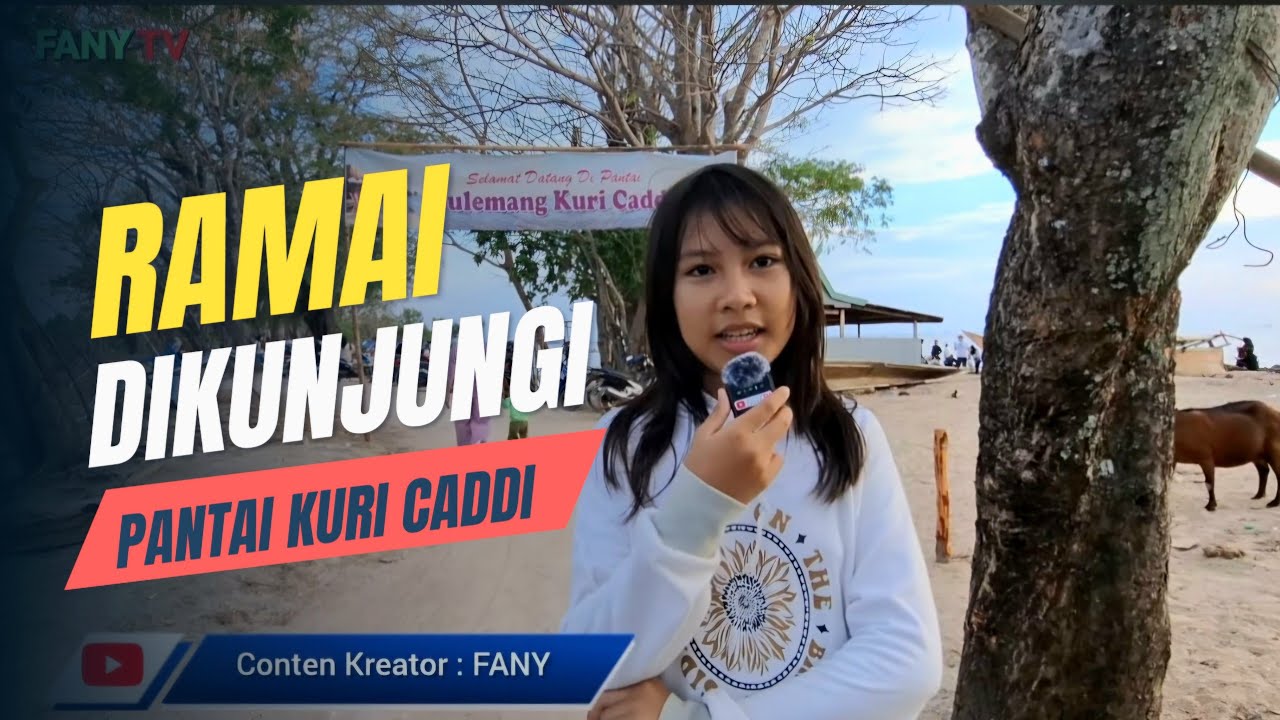SUDAH RAMAI, INI PANTAI KURI CADDI SEKARANG..!!! - YouTube