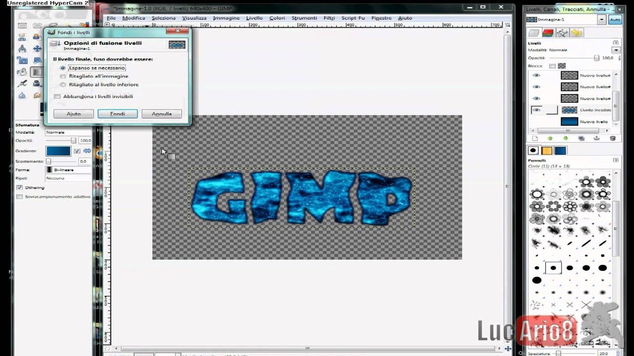 Gimp-Tutorial Ice testo - YouTube