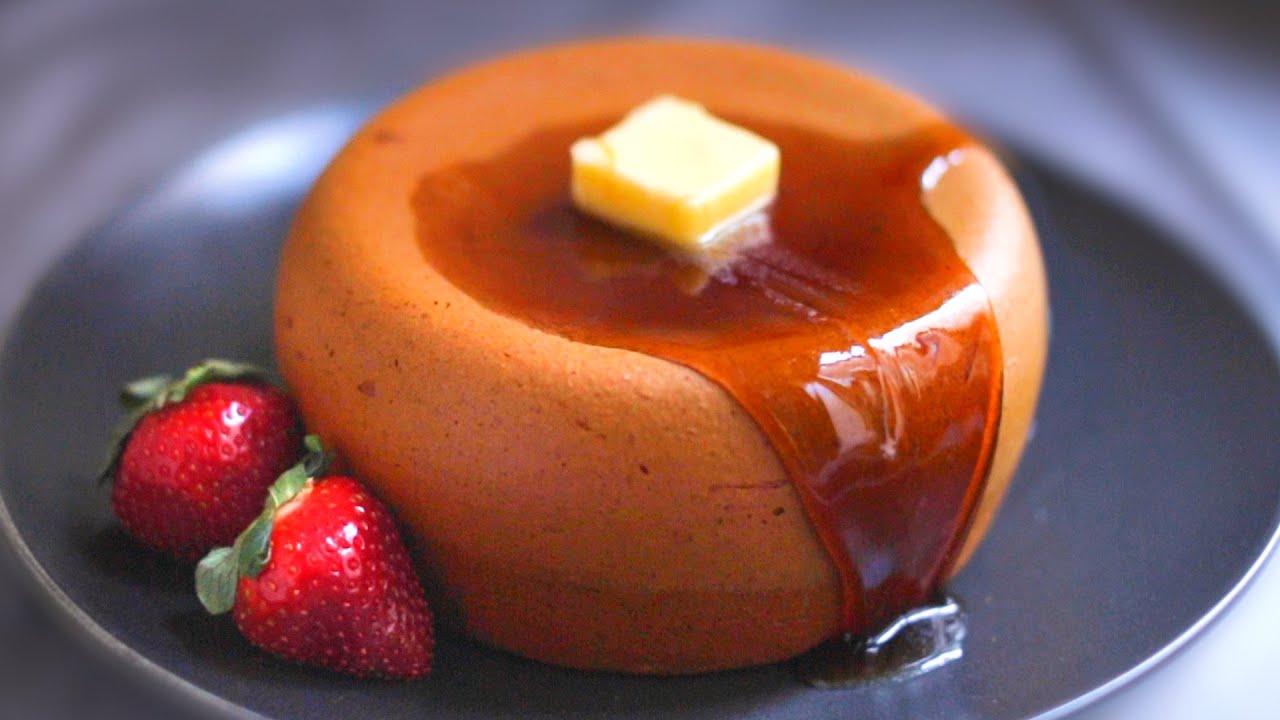 3-Ingredient Big Jiggly Pancake - YouTube