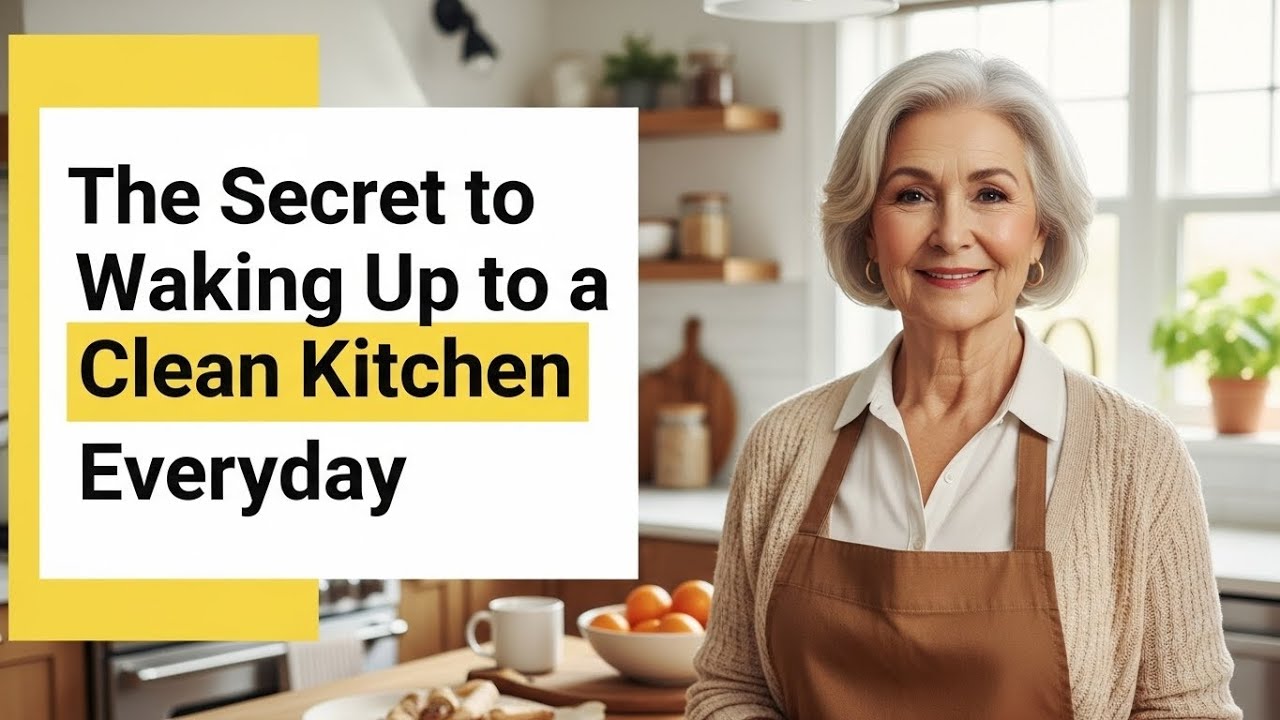 The Secret to Waking Up to a Clean Kitchen Everyday - YouTube