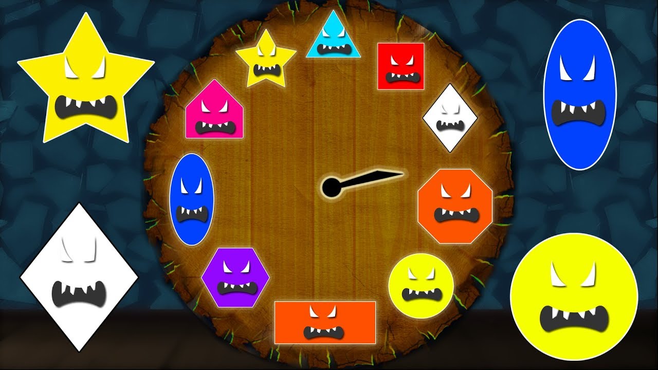 Learn Scary Shapes | Shapes Song | Halloween Educational Video for ...