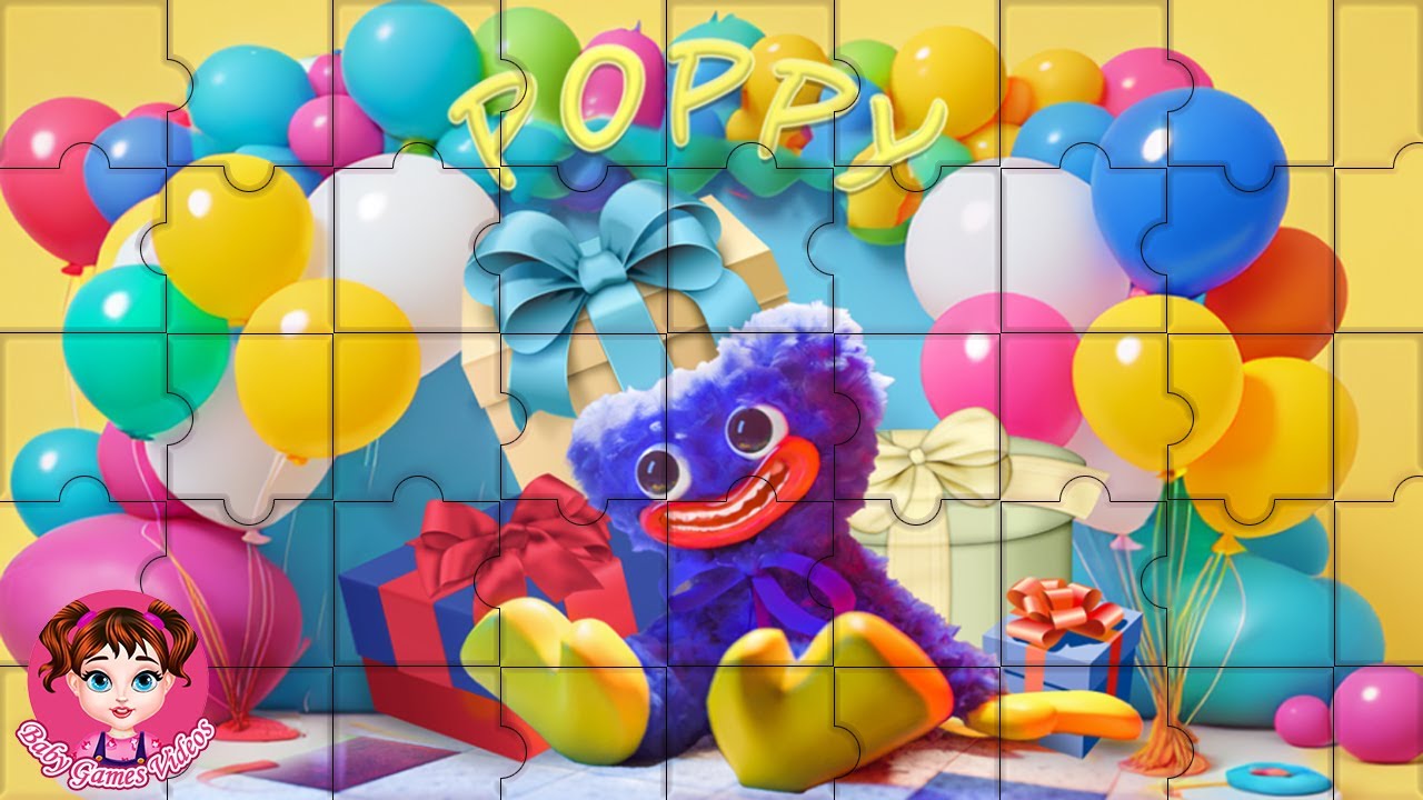 Jigsaw Puzzle Play With Poppy - Fun Games For Kids - Baby Games Videos ...