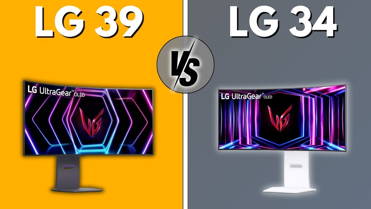 Which One Is Better? | LG 34GS95QE vs LG 39GS95QE - YouTube
