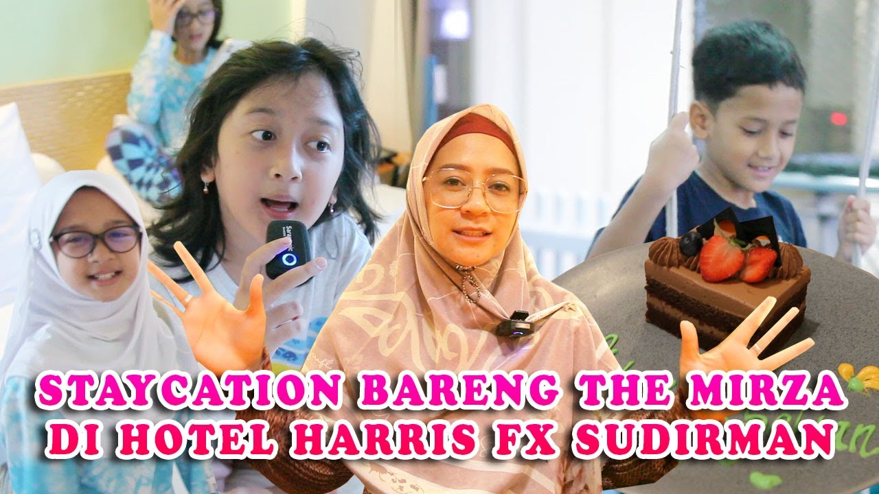 STAYCATION DI HOTEL HARRIS | THE MIRZA GAK MAU PULANG BIAR JADI ORANG ...