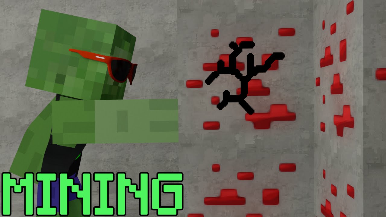 Monster School: Mining - Minecraft Animation - YouTube