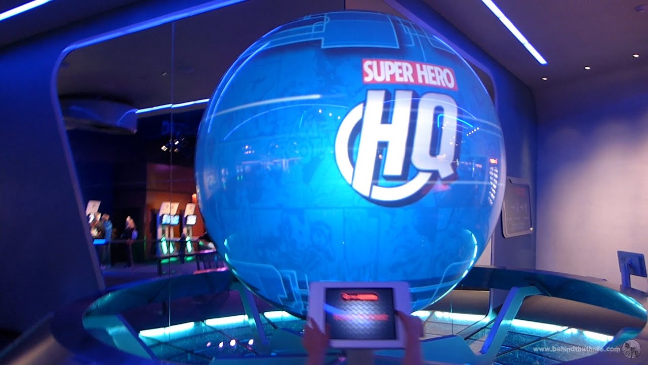 Marvel Super Hero HQ Full Tour at Disneyland - YouTube