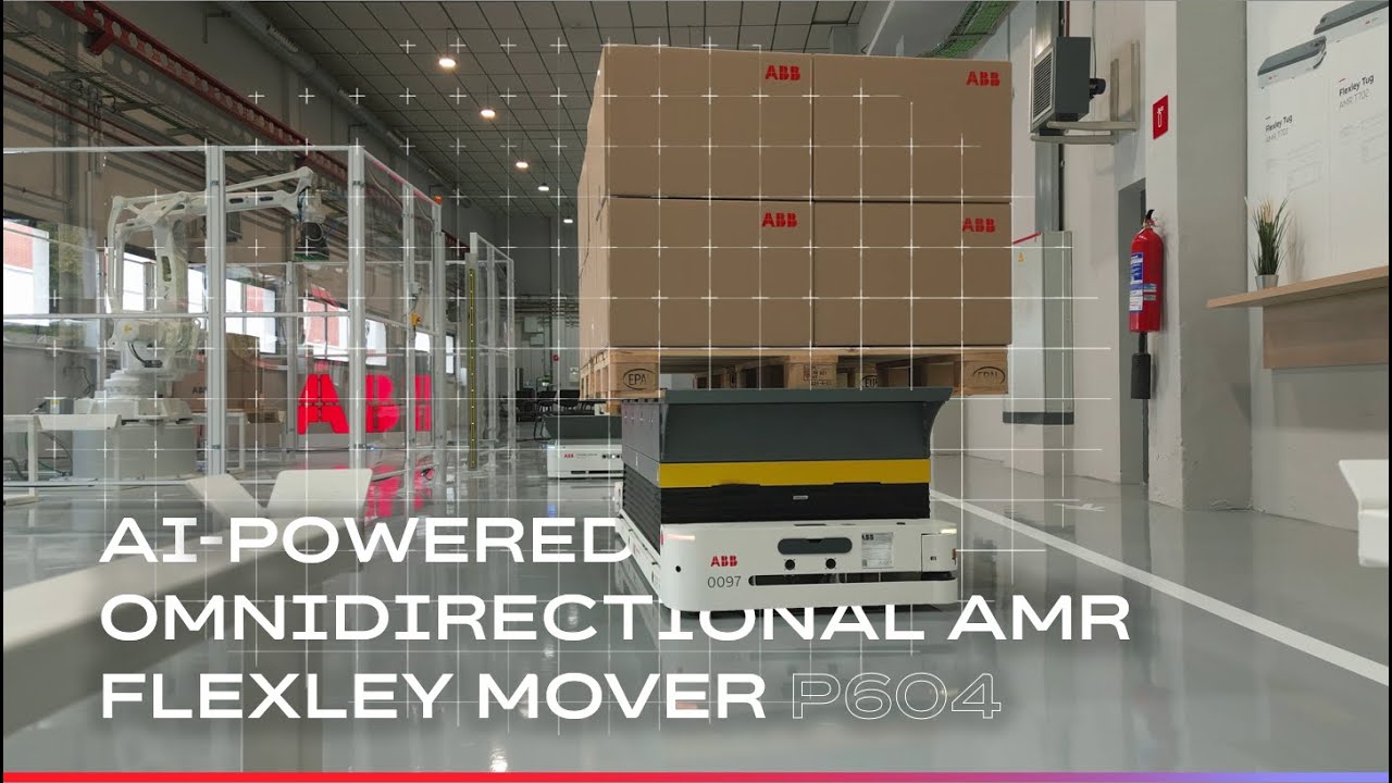 ABB enhances omnidirectional AMR with AI-powered Visual SLAM - YouTube