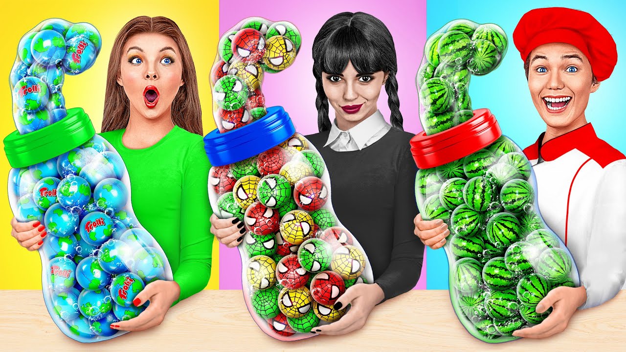 Wednesday vs Grandma Cooking Challenge | Food Battle by Multi DO ...