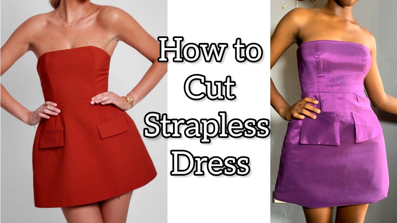 How To Make A Bustier Pattern | Strapless Bustier Pattern | How To Make ...