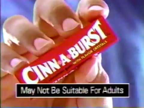 Cinnaburst gum Commercial 1993 - YouTube