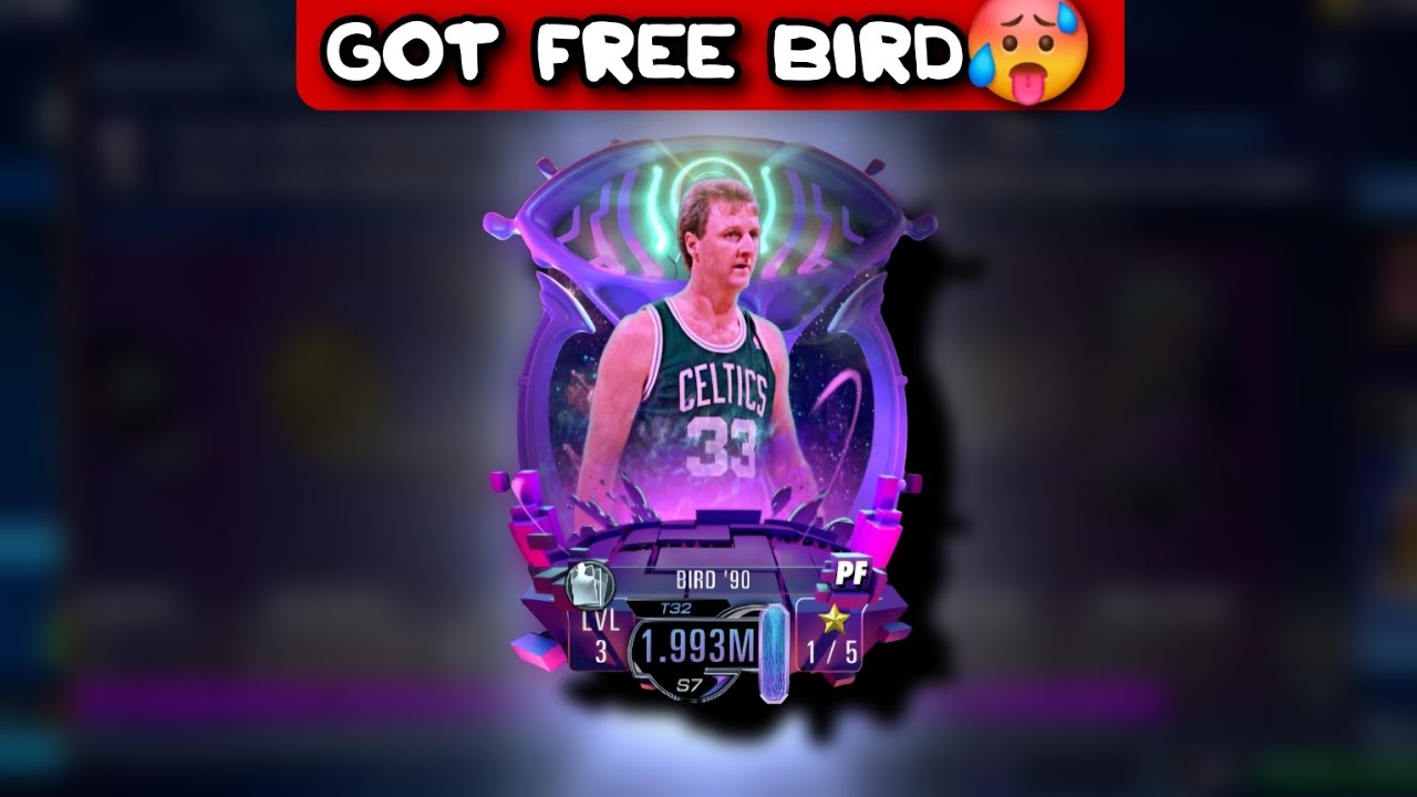 Claimed Free Larry Bird From The Overtime Event Nba 2k Mobile - YouTube