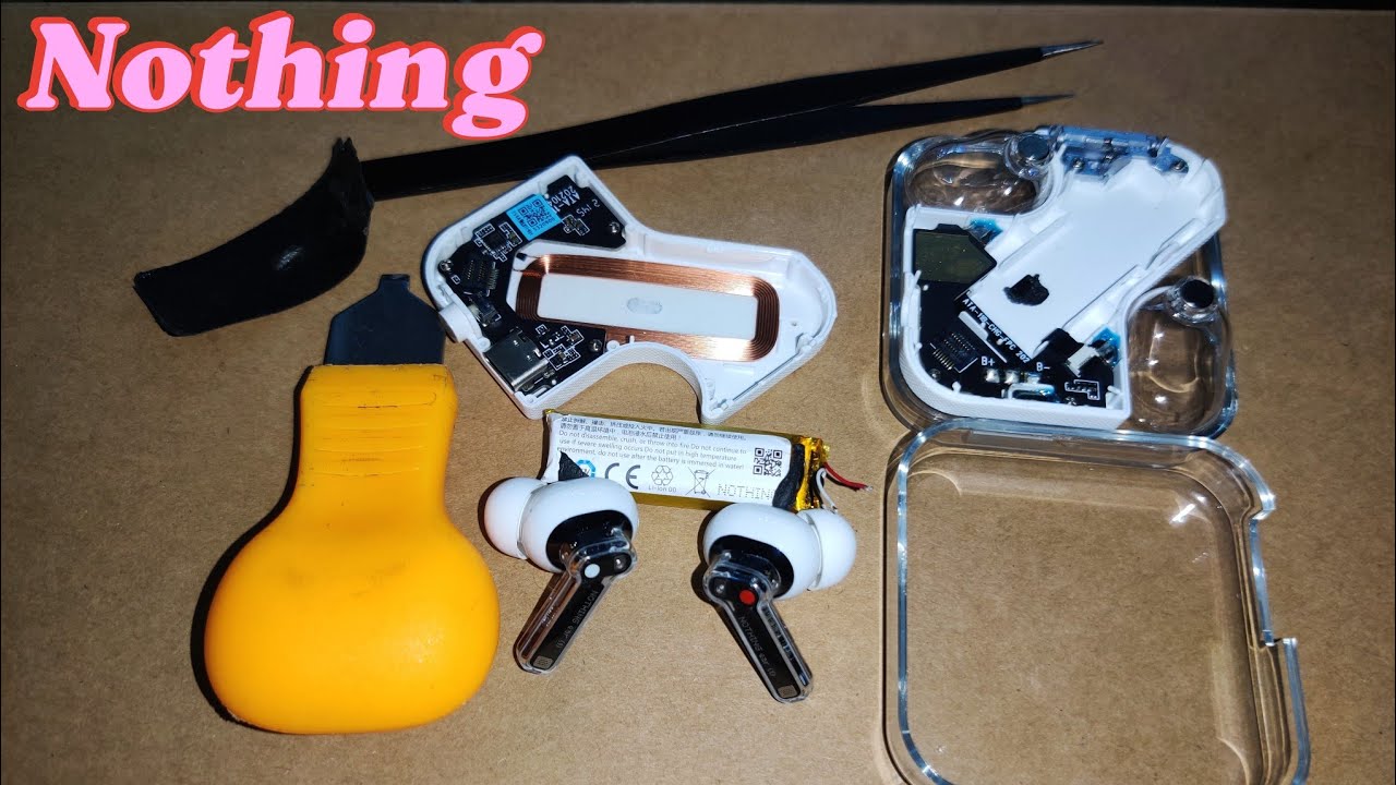 Nothing ear 1 case disassembly / Battery information - YouTube