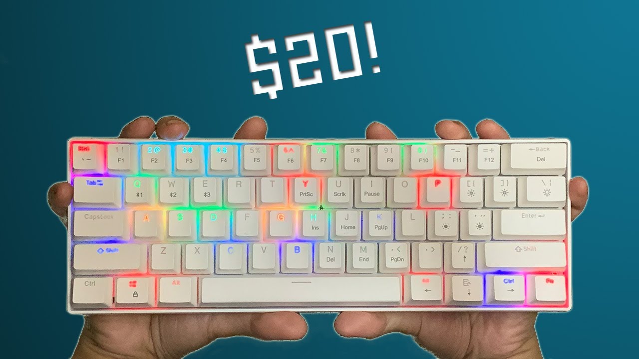 Cheapest Bluetooth Mechanical Keyboard Unboxing – Hot-Swappable ...