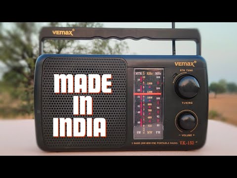 VEMAX V.K.-152 FM/MW/SW Radio | किफायती और दमदार रेडियो | Made In India ...