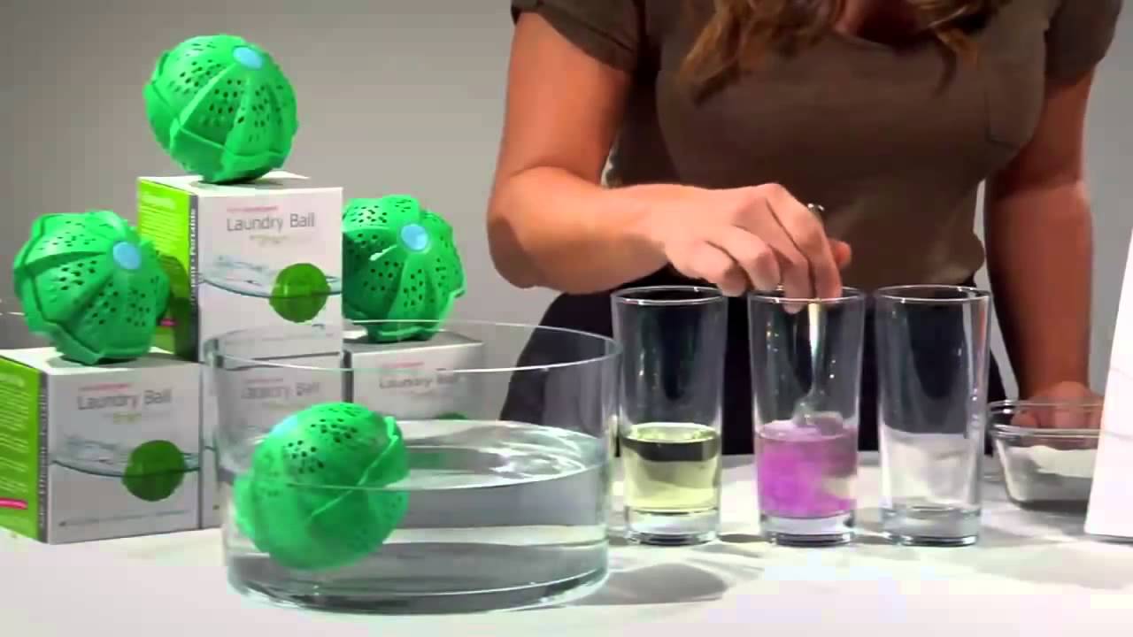 SmartKlean Laundry Ball Raises Water's pH - YouTube