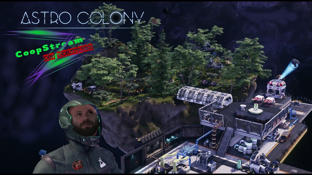 Astro Colony - New Game Lets Build a Colony in Space. - YouTube