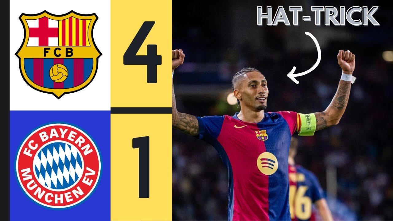 Barcelona vs Bayern Munich 4-1 | champions league highlights - YouTube